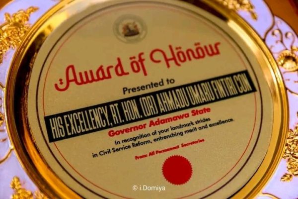 Permanent Secretaries Honour Governor Fintiri with Special Award for ...