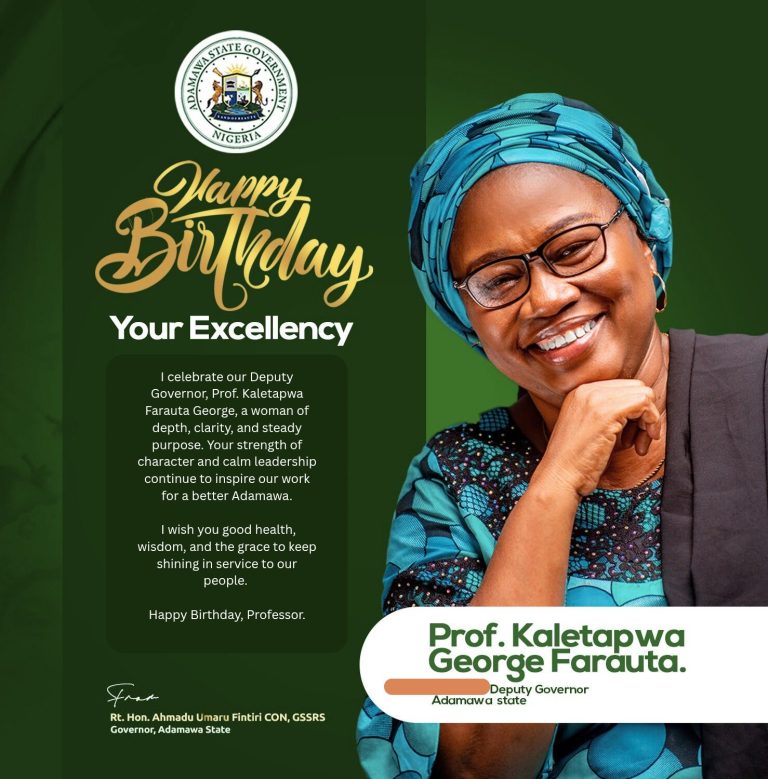 Governor Ahmadu Umaru Fintiri Celebrates Deputy Governor Farauta on Her ...